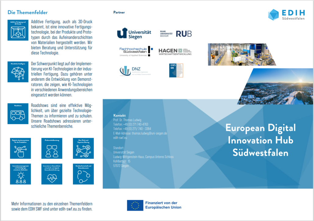 Infomaterial - EDIH Südwestfalen